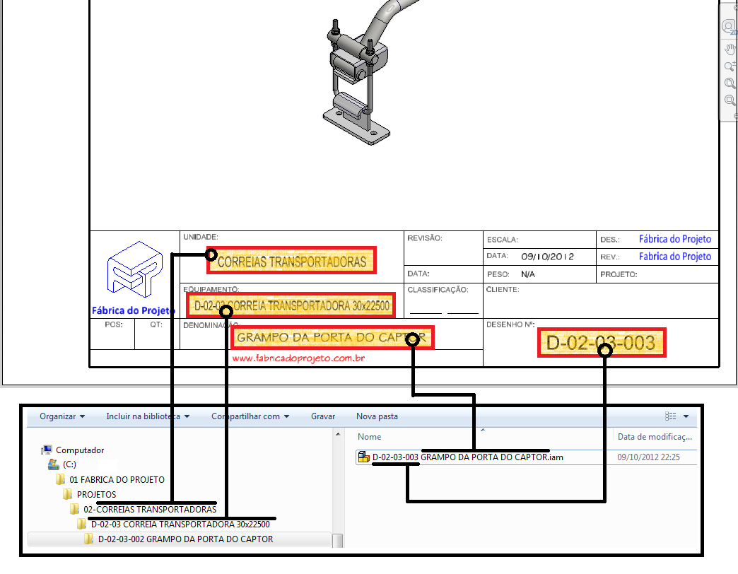 Autodesk Inventor: Preenchimento automático de legenda com ilogic ...