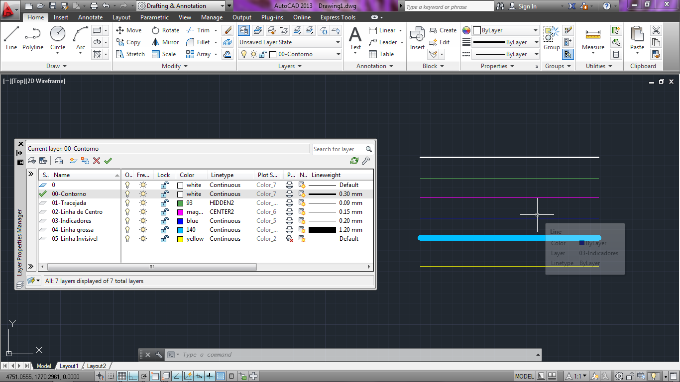 Archivos de rutina Lisp para la creación automática de capas y líneas ...