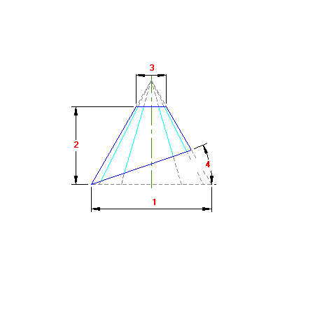 Planning & Boiler Tracing: Simple truncated cone trunk B